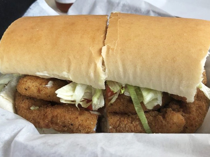 A sandwich so honest it doesn't need fancy presentation &ndash; just fresh fish, simple bread, and the confidence that comes from doing one thing perfectly.