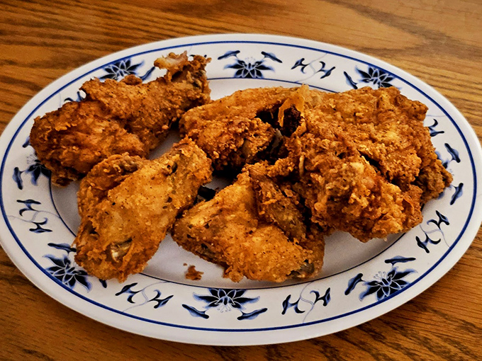 Golden-brown perfection that makes you understand why chickens should be proud of their contribution to society.