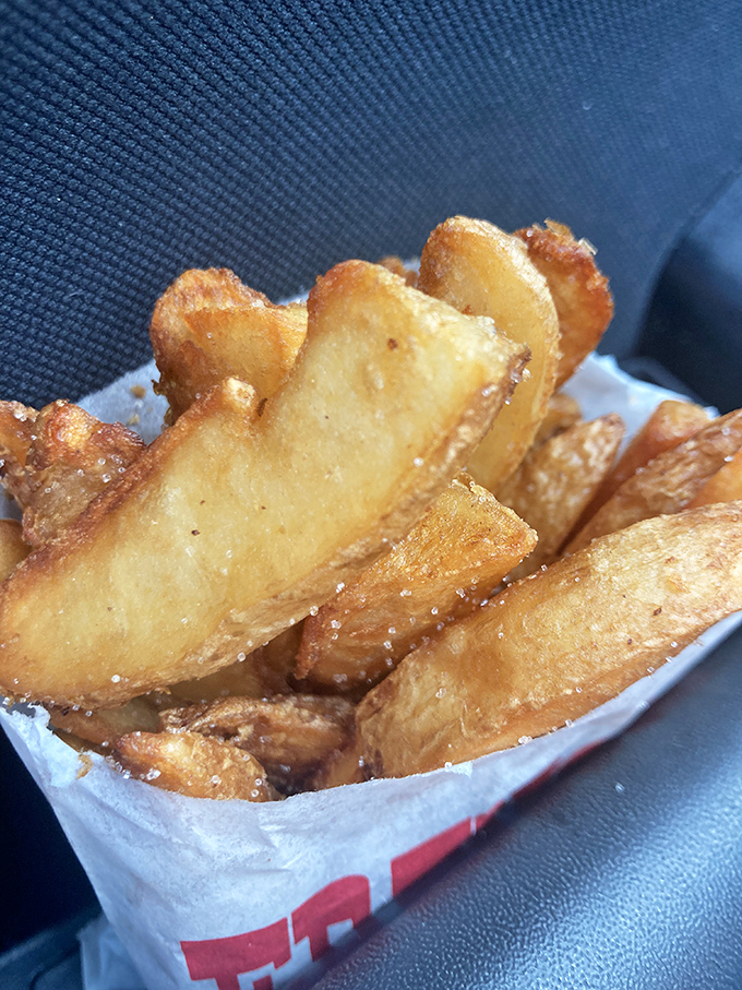 Golden, crispy potato perfection. These aren't just fries&mdash;they're the supporting actors that deserve their own Oscar nomination.