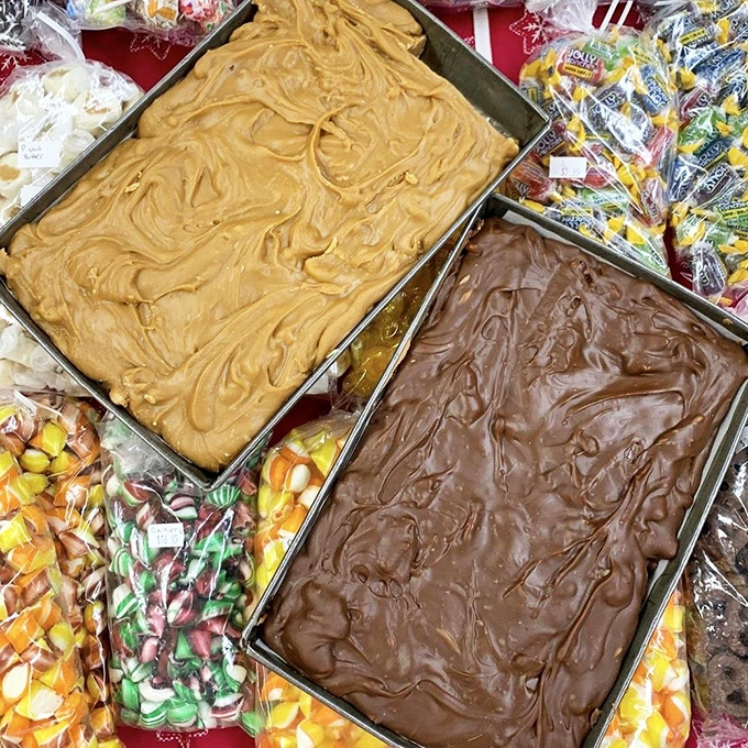 Slabs of homemade fudge that make store-bought versions look like they need to rethink their life choices.