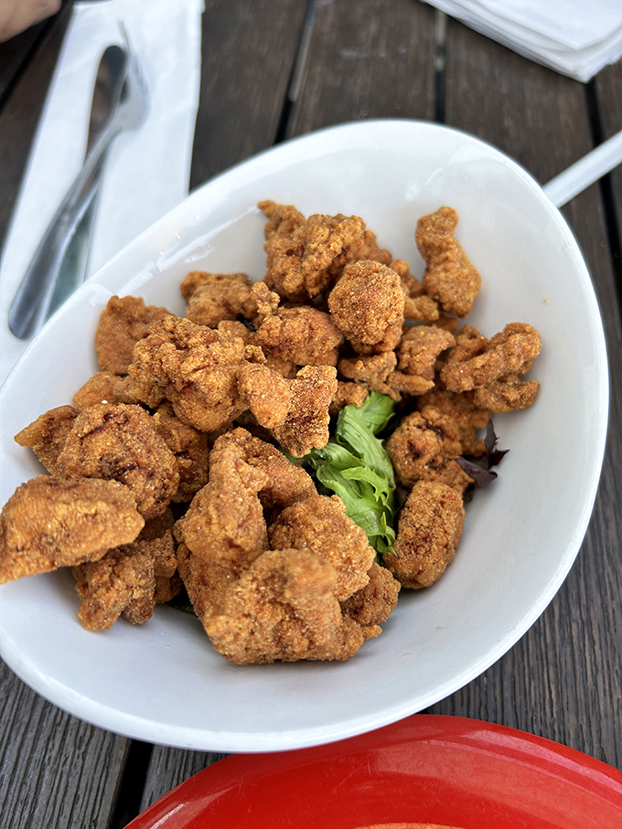 Gator bites: Where Florida's most famous reptile gets its delicious revenge by making you come back for seconds and thirds.