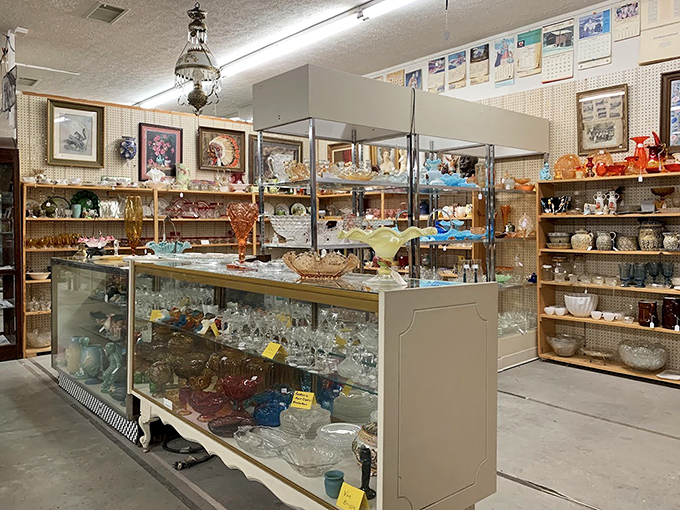 Crystal and glass catching the light like diamonds. Somewhere, your grandmother is nodding in approval at your excellent taste.