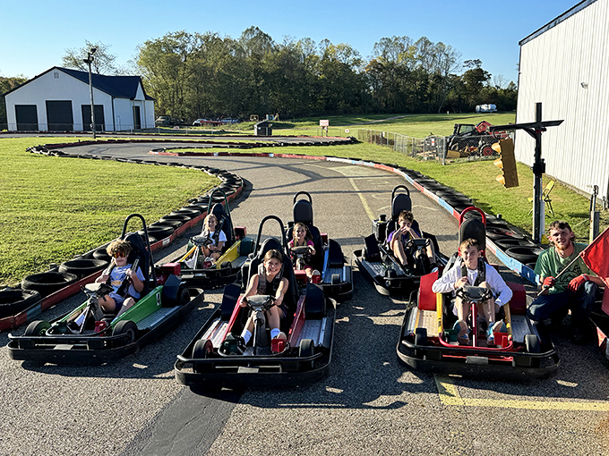 Go-kart heaven where speed demons of all ages live out their Mario Kart fantasies without the blue shell anxiety.