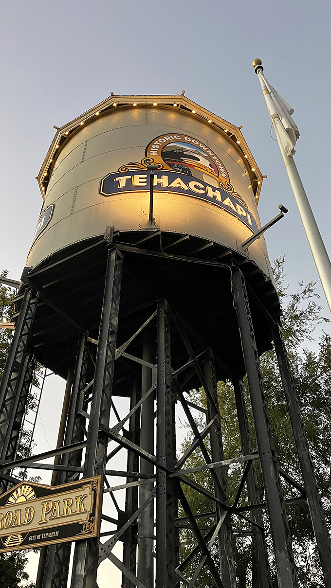 Up close, the historic water tower reveals its impressive engineering and charming details. It's not just infrastructure&mdash;it's a community landmark.