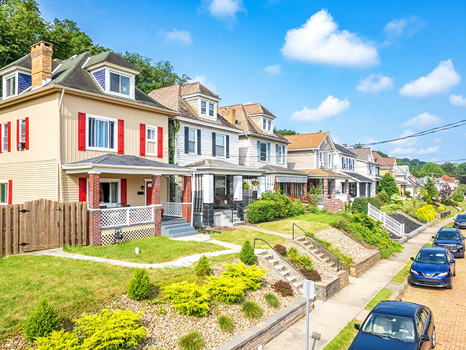 These colorful homes with their tidy porches and distinctive personalities tell stories of generations who've called Coraopolis home.