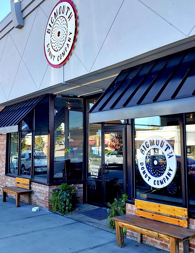 The iconic Bigmouth logo stands sentinel above Detroit Road, a beacon of hope for the sugar-deprived masses of Rocky River.