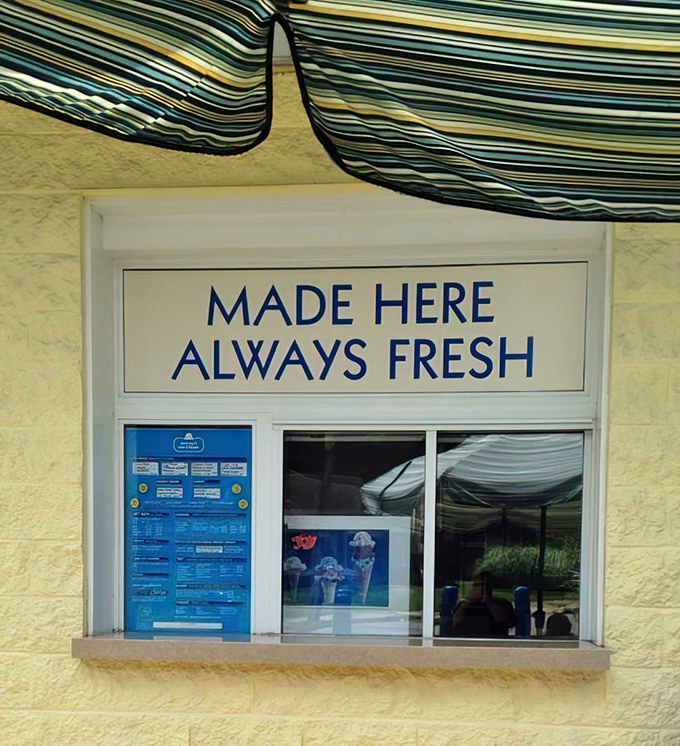 "MADE HERE, ALWAYS FRESH" isn't just clever marketing&mdash;it's the solemn promise that keeps locals coming back season after season.