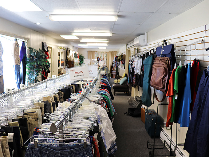 The men's section offers a sartorial journey through decades&mdash;where today's vintage-hunting hipster might find tomorrow's "where did you get that amazing shirt?" conversation starter.