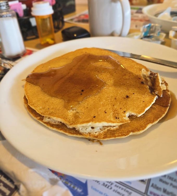 Pancakes that don't need Instagram filters&mdash;golden, buttery discs of happiness that make you forget about whatever diet you were considering yesterday.