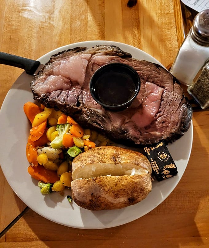 Prime rib so tender it practically melts before your fork even reaches your eager, waiting mouth.