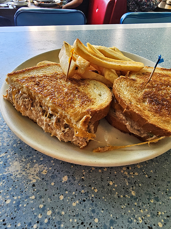 This towering sandwich proves that sometimes the best things in life come between two slices.