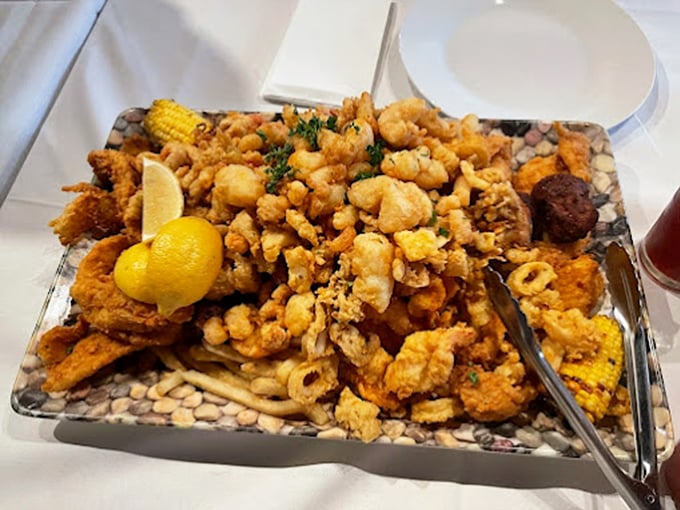 A seafood platter that could make Neptune himself jealous. When indecision meets abundance, everybody wins!