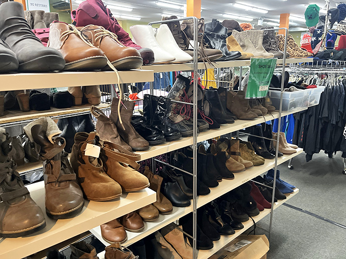 Boot boulevard showcases footwear with character. These leather storytellers have walked interesting paths before and are ready for new adventures.