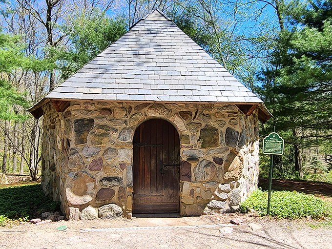 St. Columba Chapel looks like it was plucked straight from a fairy tale. This stone sanctuary offers respite for weary souls and shelter from unexpected rain showers.