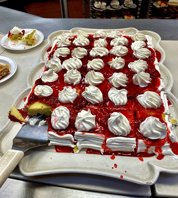 A strawberry shortcake that doesn't just whisper "dessert"&mdash;it belts out a Broadway show tune complete with jazz hands and whipped cream pirouettes.