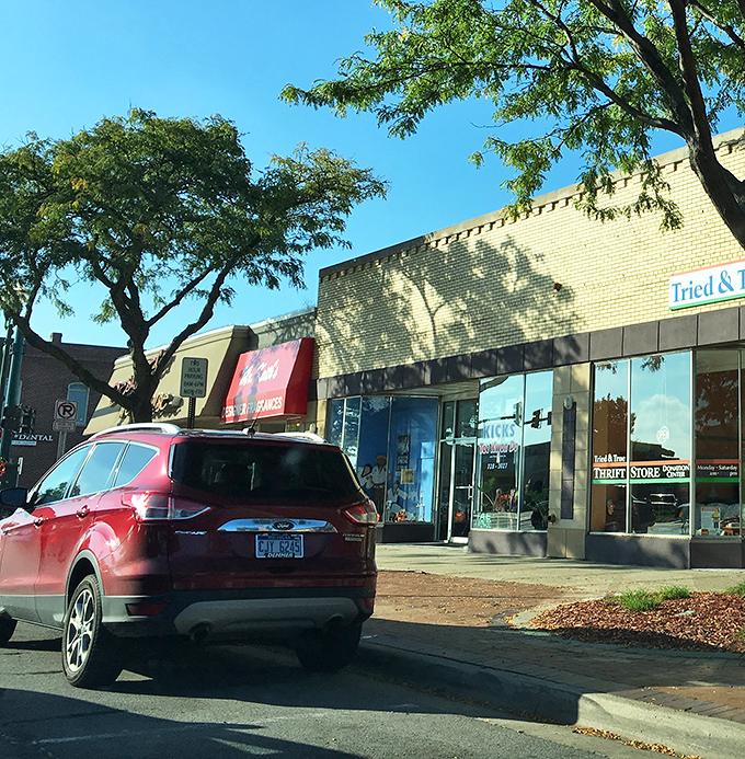 Main Street charm meets thrifting paradise&mdash;STEP's storefront blends perfectly into Wayne's local landscape while housing extraordinary finds.