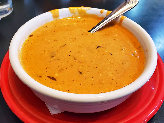 This isn't just tomato soup&mdash;it's liquid sunshine in a bowl, the kind that makes you wonder why anyone bothers with complicated food when perfection is this simple.