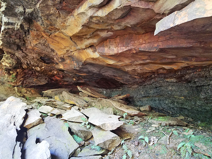 Peek beneath the surface and you'll find a geological masterpiece. These rock formations are nature's architecture at its finest.