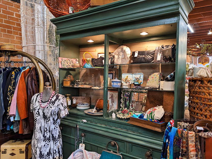 This green cabinet doesn't just display vintage treasures&mdash;it showcases possibilities for how your home could feel with a touch of history.