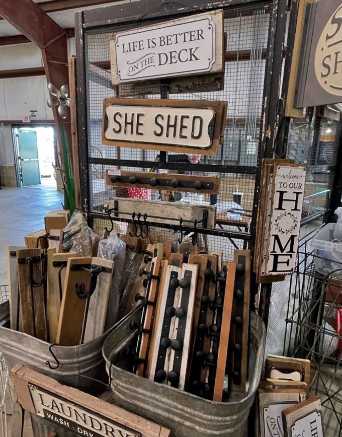 "She Shed" and "Life is Better on the Deck"&mdash;vintage signs that prove our ancestors understood the importance of personal space long before work-from-home became trendy.