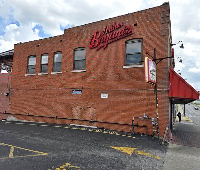 Arthur Bryant's iconic brick building &ndash; where BBQ history lives and breathes through every pore of these walls.