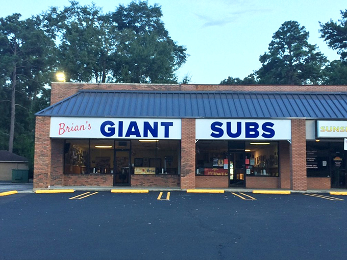 Brian's no-nonsense storefront tells you exactly what you need to know: GIANT SUBS happen here. No exaggeration necessary.
