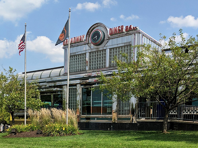 Broadway Diner (daytime): "Gleaming like a silver screen star, this 24-hour beacon of breakfast has saved more late nights than a designated driver." 