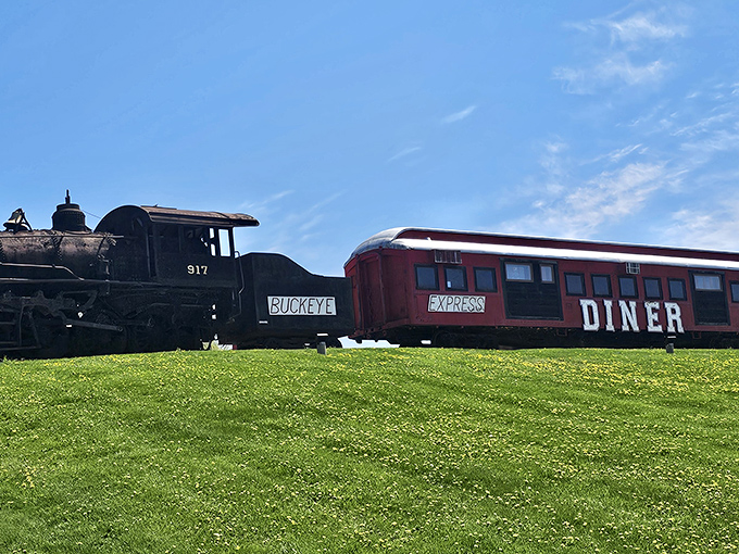 All aboard the breakfast express! This authentic train car diner proves that sometimes the journey really is the destination.