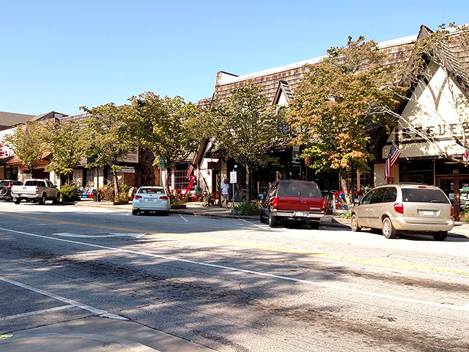 Clayton's rustic wooden buildings house treasures waiting to be discovered – like that perfect antique your spouse will pretend to love.