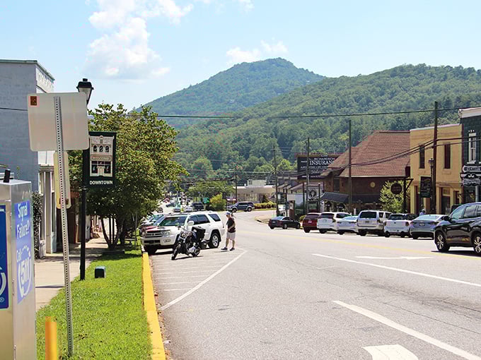 Clayton&rsquo;s downtown hums with small-town charm, where local shops line the street and the mountains rise just beyond.