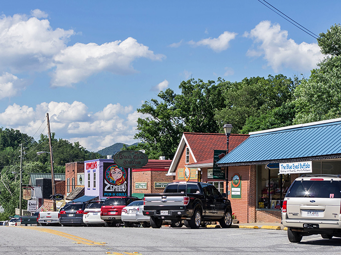 Small town, big sky country! Clayton's town square features that perfect blend of historic buildings and modern convenience.