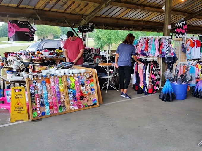 Collectors Carnival's covered pavilion offers protection from the elements while you hunt for that perfect addition to your collection.