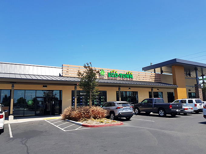 Modern architecture meets vintage values in this sleek temple to the art of finding exactly what you didn't know you needed.