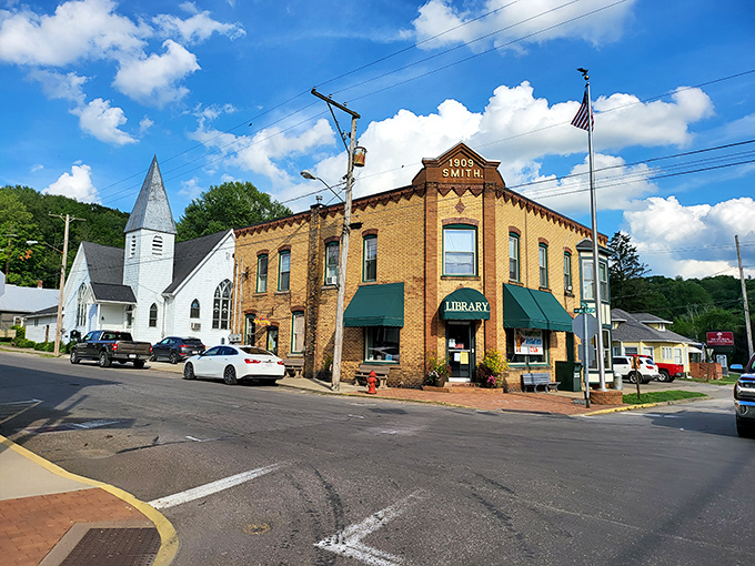 Fredericksburg's historic buildings stand shoulder to shoulder, each brick telling a story of small-town American resilience.