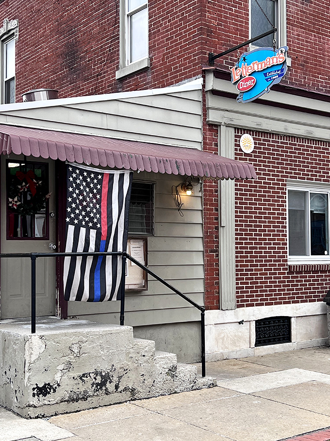 Letterman's Diner may be tucked into a brick building, but locals know exactly where to find those perfect home fries.
