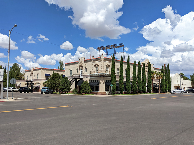 Marfa's Spanish-style hotel whispers, "Hemingway could've written here." Desert glamour with a side of mystery.