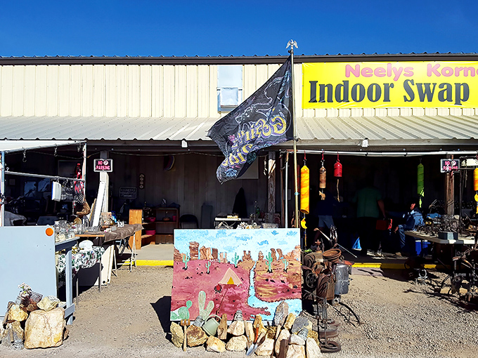 Neely's Korner brings desert charm to bargain hunting with its rustic outpost of treasures both practical and whimsical.
