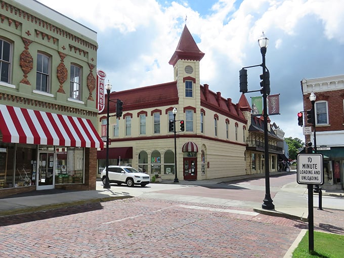 Corner office with a view! Newberry's historic buildings frame the street like architectural ambassadors from a more elegant era.