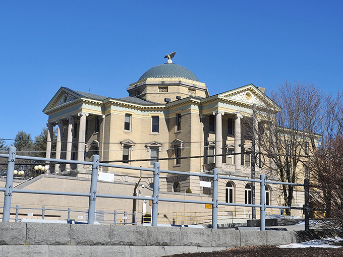 Oakland's courthouse dome gleams in the winter sun like a postcard from a time when public buildings were built to inspire.