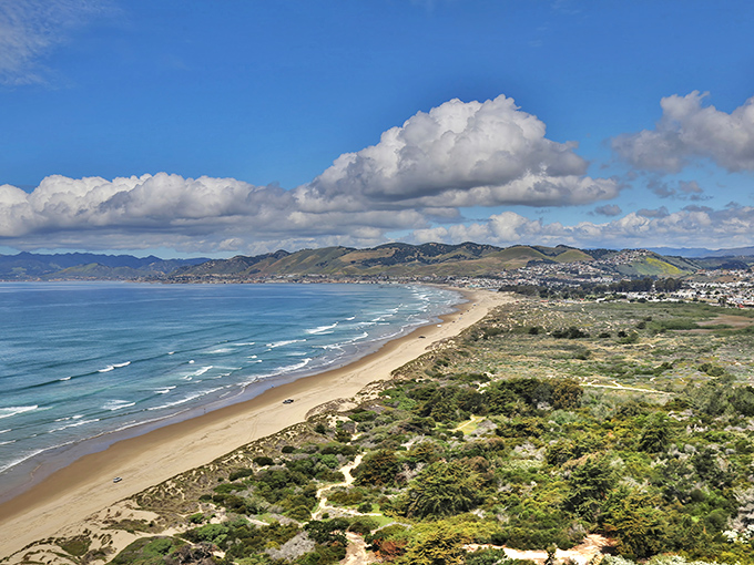 Oceano's drive-on beach &ndash; where your car gets sand between its tires and nobody minds a bit.