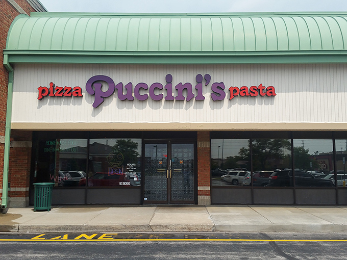 Puccini's storefront might whisper "strip mall," but your nose will hear "some of the best pizza in Indianapolis."
