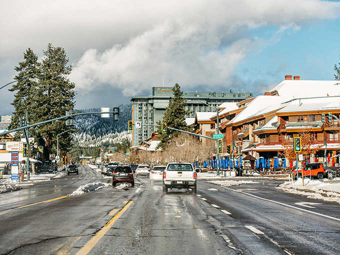 Heavenly indeed! South Lake Tahoe's village offers alpine luxury where the mountains meet the sky.