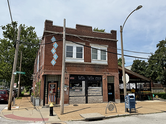 Southwest Diner's brick building stands proudly on its corner, like it's been waiting for you to discover it.