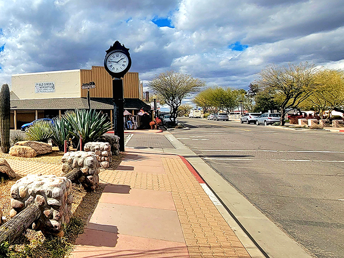 Western heritage without the tourist prices! This desert town's charming downtown area offers authentic cowboy character with a clock that seems to tick a little slower.