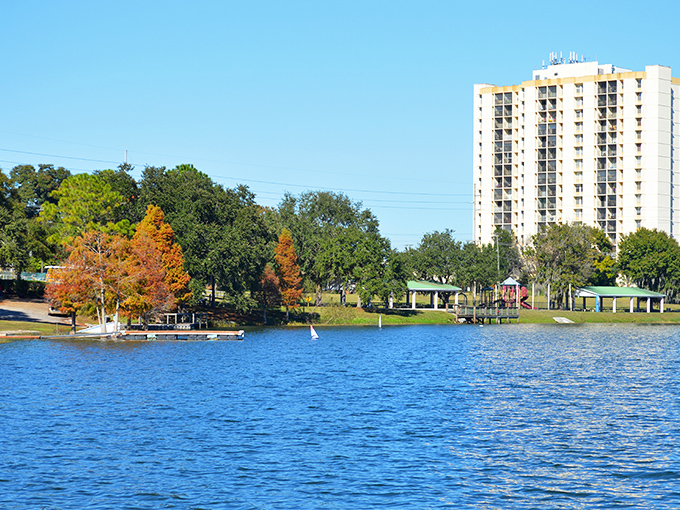 Towering trees and blue waters create a natural playground where retirement dollars stretch further than your fishing line.