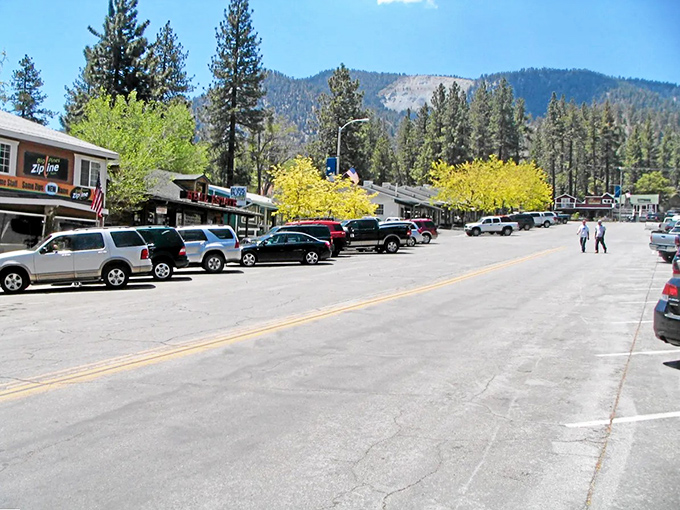 Wrightwood's tree-lined streets offer mountain living without mountain prices – where your retirement savings can breathe easier.