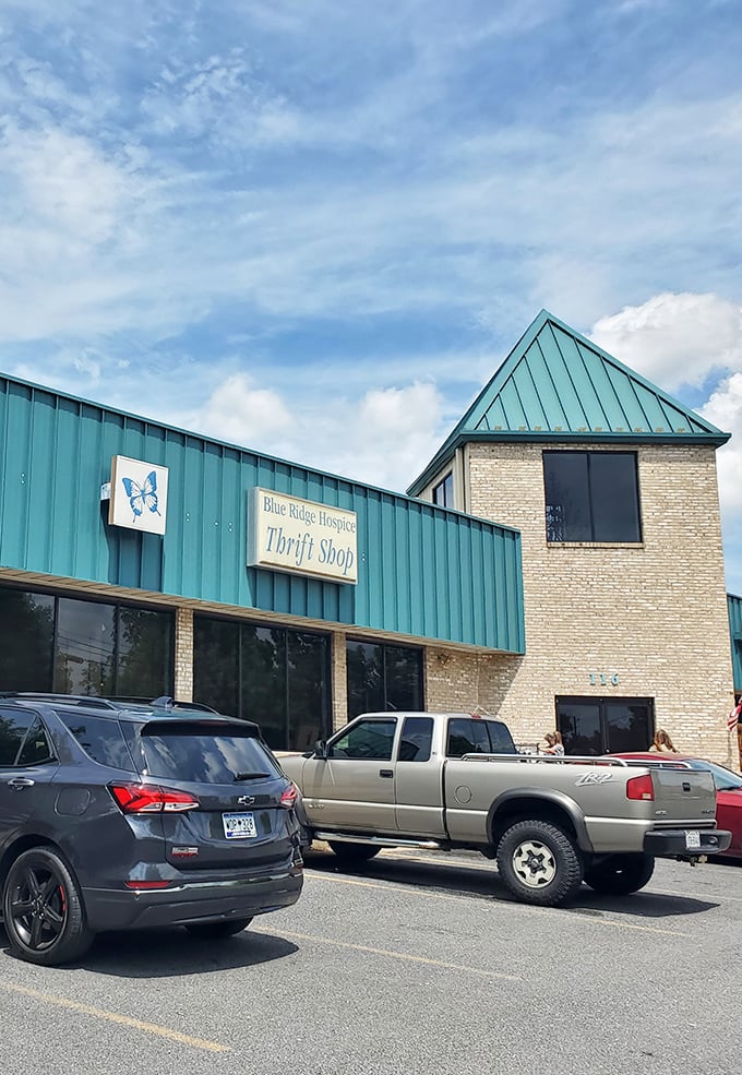 The butterfly logo seems fitting&mdash;this shop transforms donated items into treasures with newfound beauty.