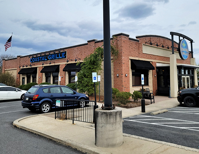 The clean lines of Coastal Grille's brick exterior hide a seafood paradise that would make Neptune jealous.