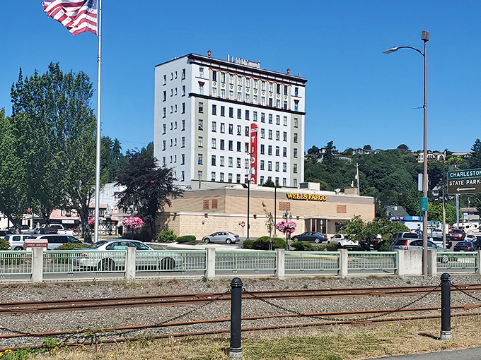 This historic building in Coos Bay has seen ships come and go, while housing costs remain anchored at reasonable rates.