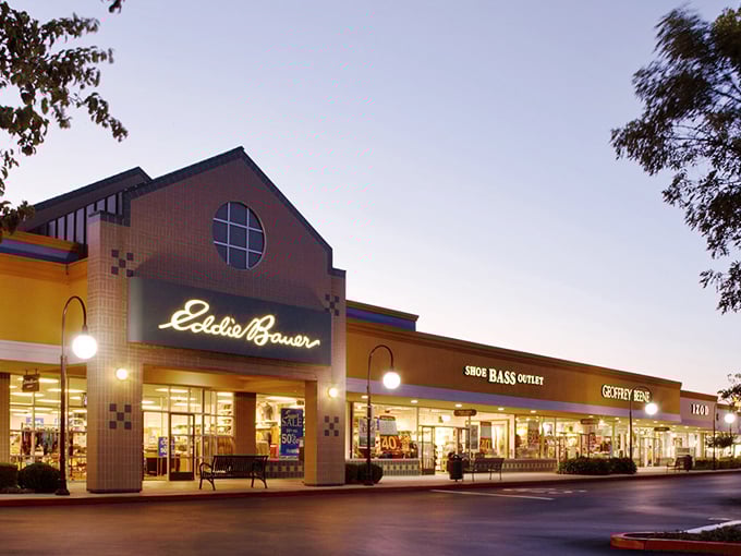 Eddie Bauer and friends await at Gilroy Premium Outlets. The only thing better than these stores? The prices inside them!